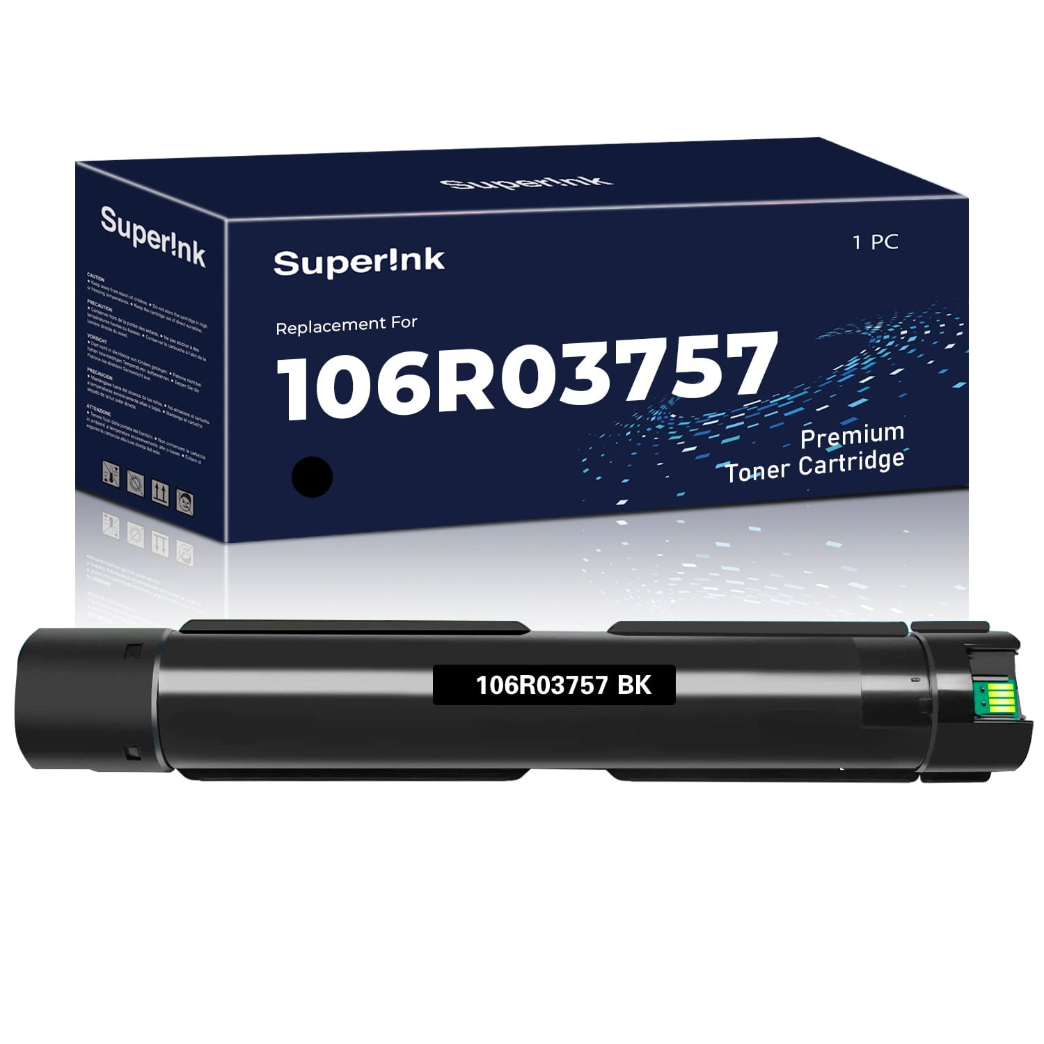 Compatible Xerox 106R03757 Black Toner High Yield - Walmart.com