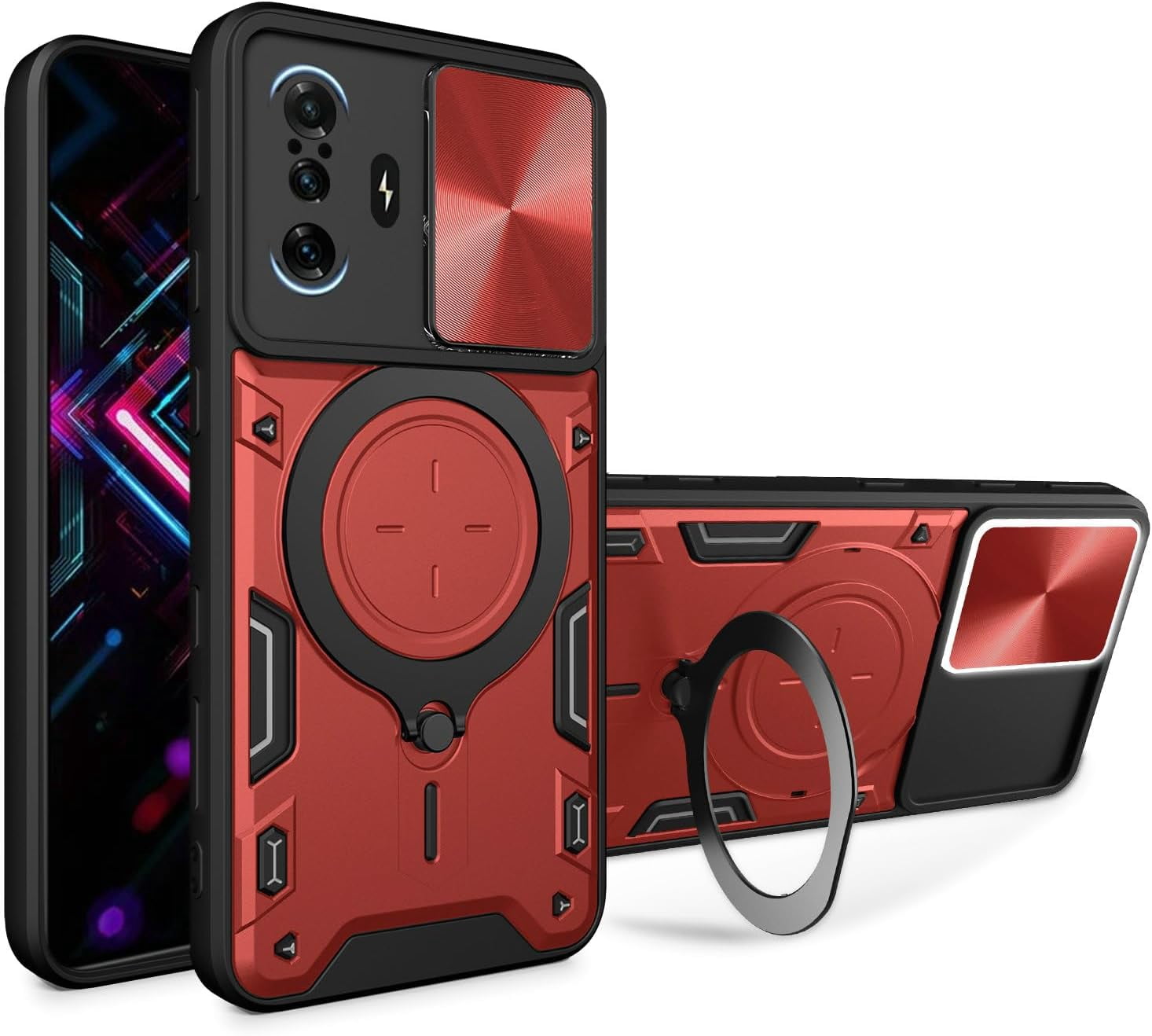 Compatible with Xiaomi Poco F3 GT 5G Case,Compatible with Xiaomi Redmi K40 Game,with Slide ...