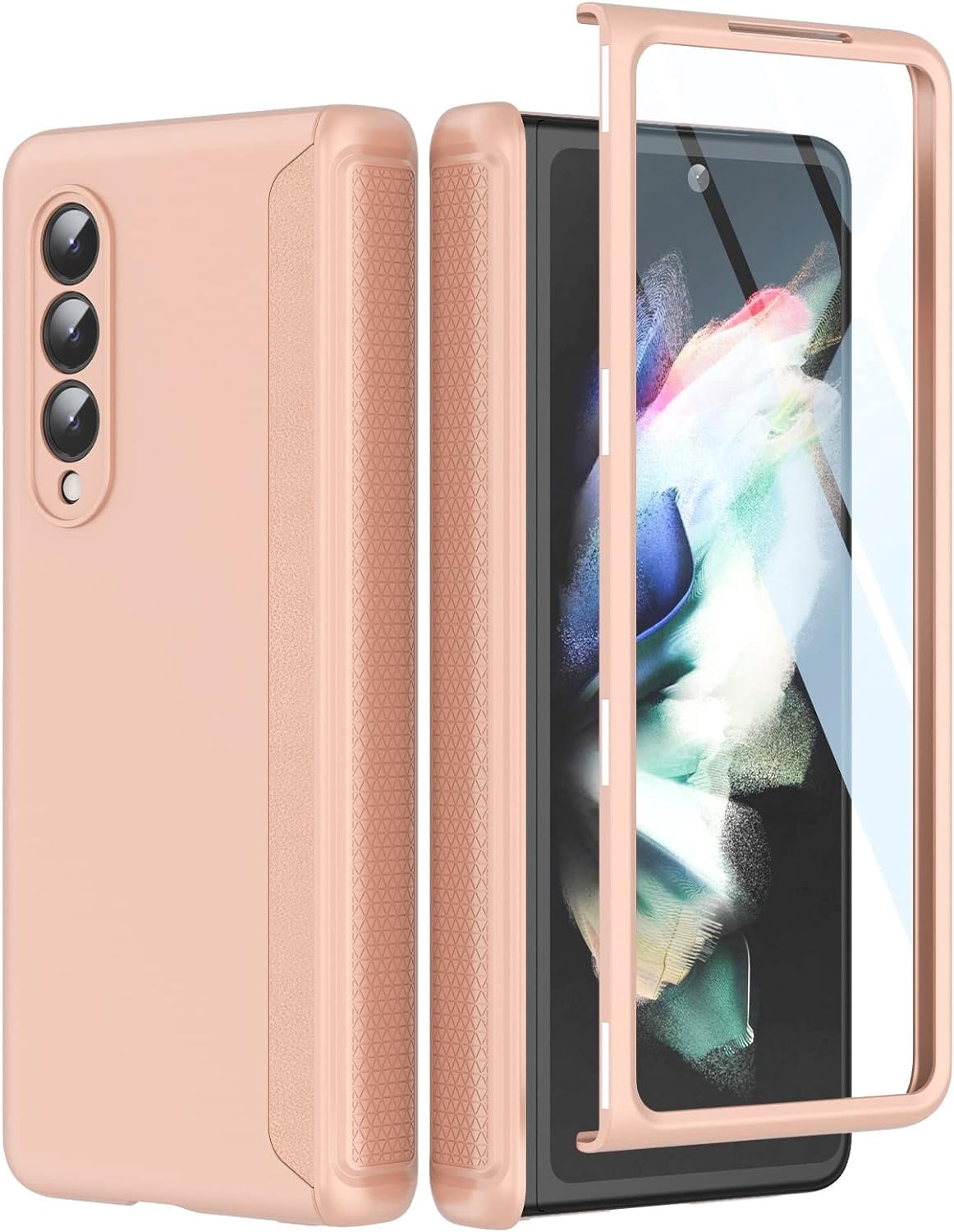 Compatible with Z Fold 3 case (with hinge protection, screen protector ...