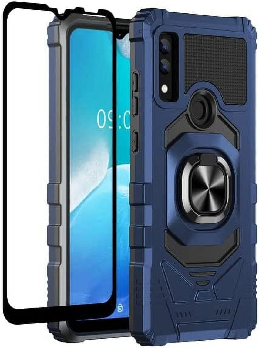 Compatible for AT&T Maestro 3 Case w/Tempered Glass Screen Protector ...