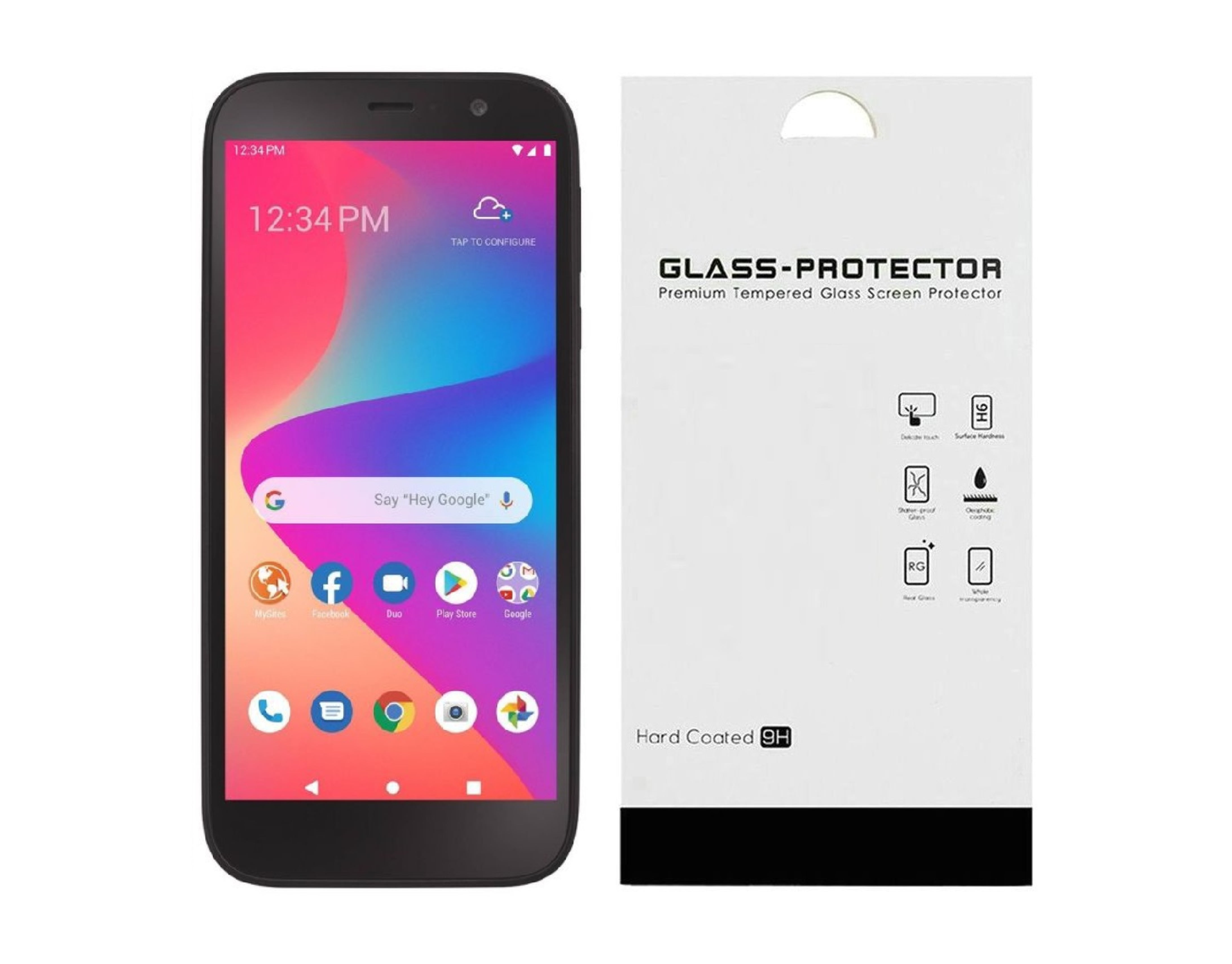 Compatible for Blu View 2 B131DL B130DL 2x Tempered Glass Screen ... Compatible for Blu View 2 B131DL B130DL 2x Tempered Glass Screen ...