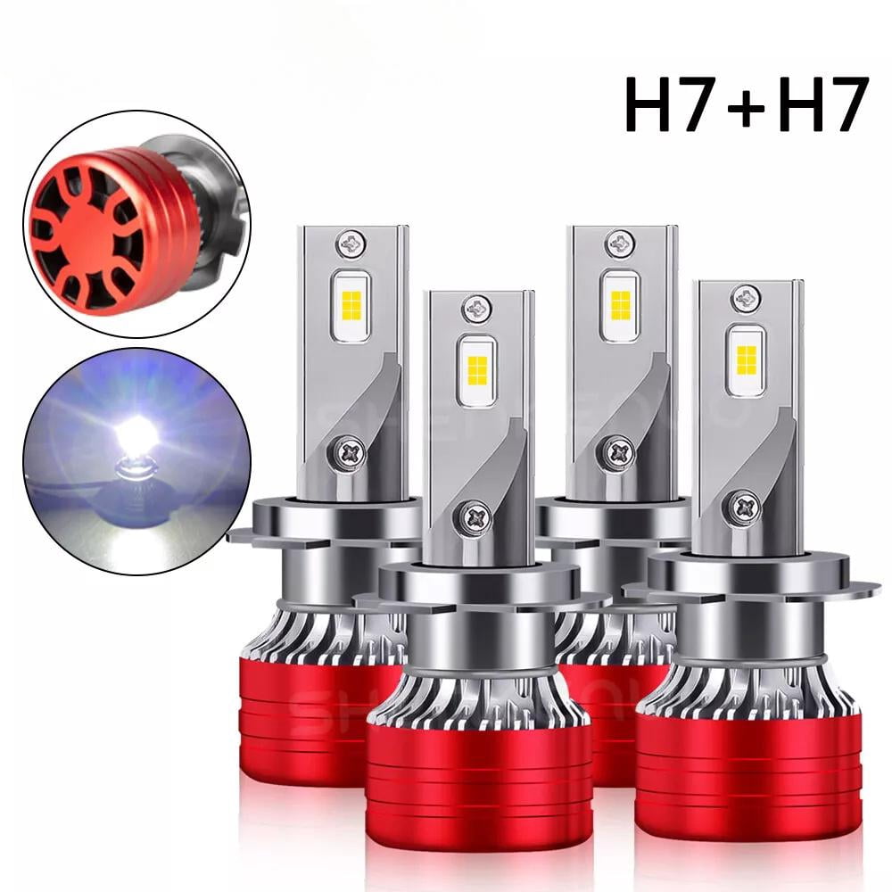 Compatible for Mercedes-Benz GL350 450 550 2010-2016 LED Headlights, H7 ...