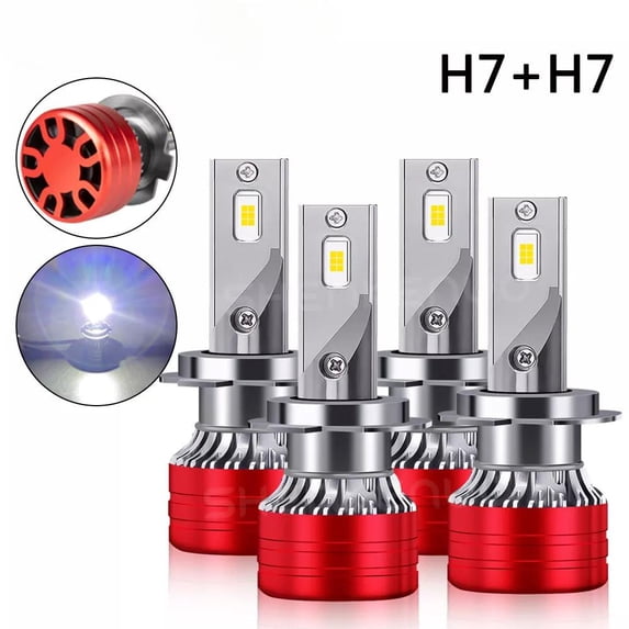 Compatible for Mercedes-Benz GL350 450 550 2010-2016 LED Headlights, H7 ...