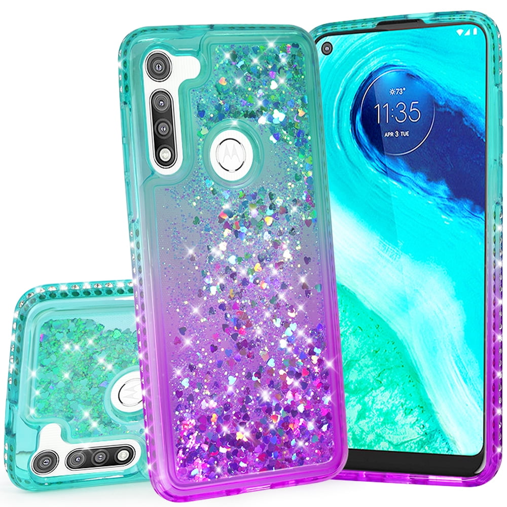 Compatible for Moto G Fast Case with Tempered Glass Screen Protector ...