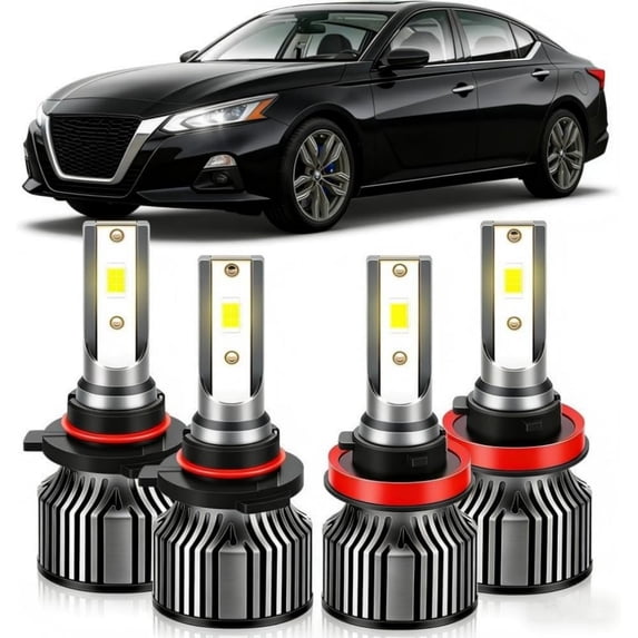 Compatible for Nissan Altima 2019-2022 Light Bulbs, High/Low Beam ...