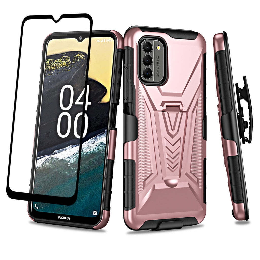 Compatible for Nokia G400 5G Case with Holster Belt Clip Hybrid ...