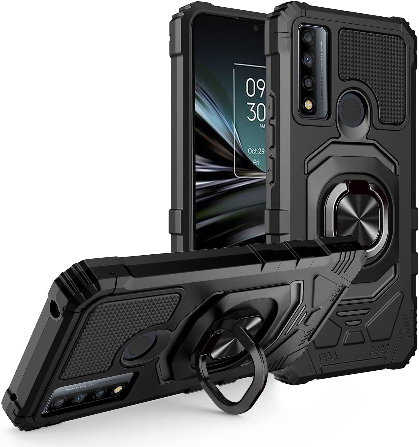 Compatible for TCL 30 XE 5G T767W Robotic Ring Kickstand Phone Case ...