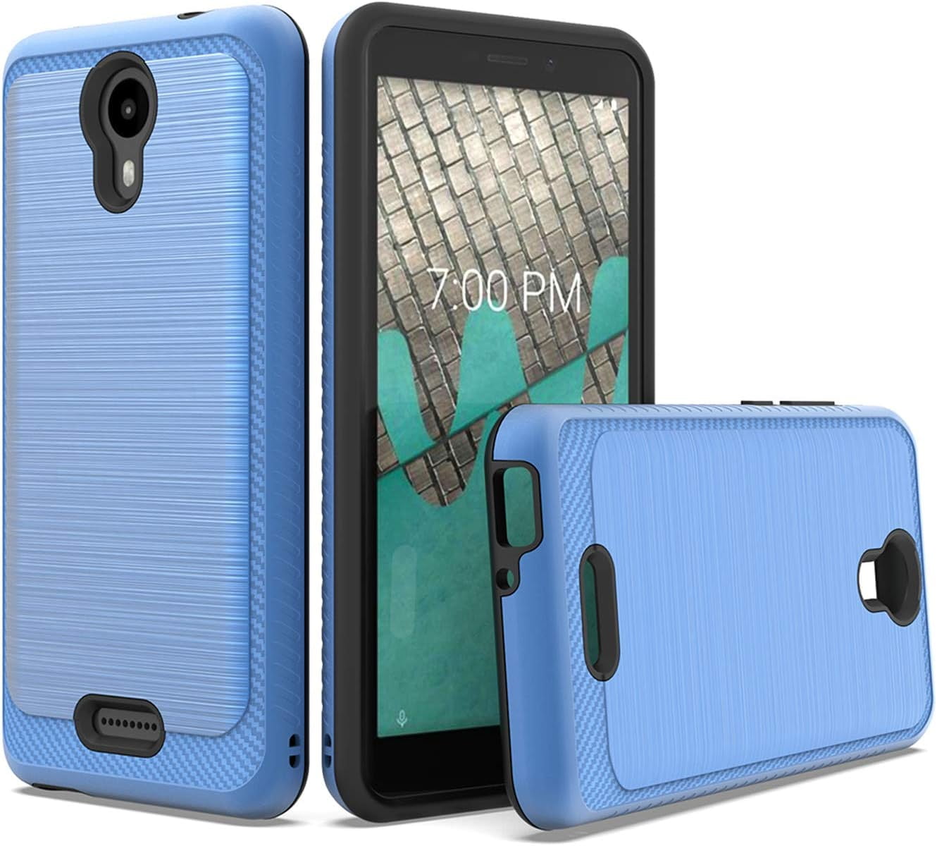 Compatible for Wiko Ride W-U300 Lining Cover Case + Tempered Glass ...