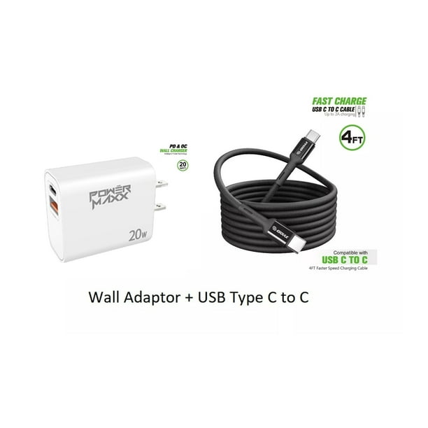 Compatible for at&t Maestro Max EA1002 2021 Black 18W Fast Wall Charger ...