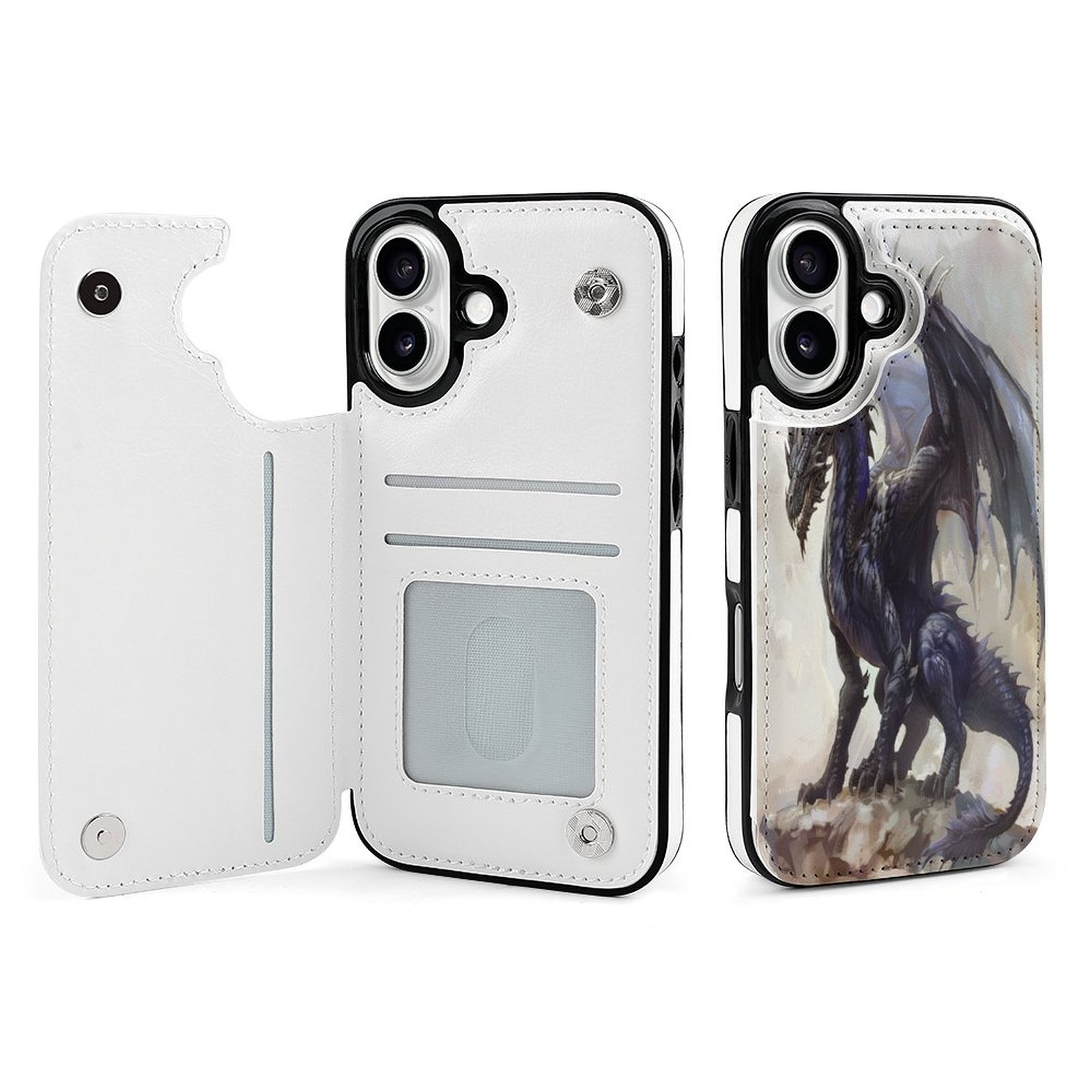 Compatible with iPhone 11 12 13 mini 14 15 16 Pro Max Plus Wallet Case ...