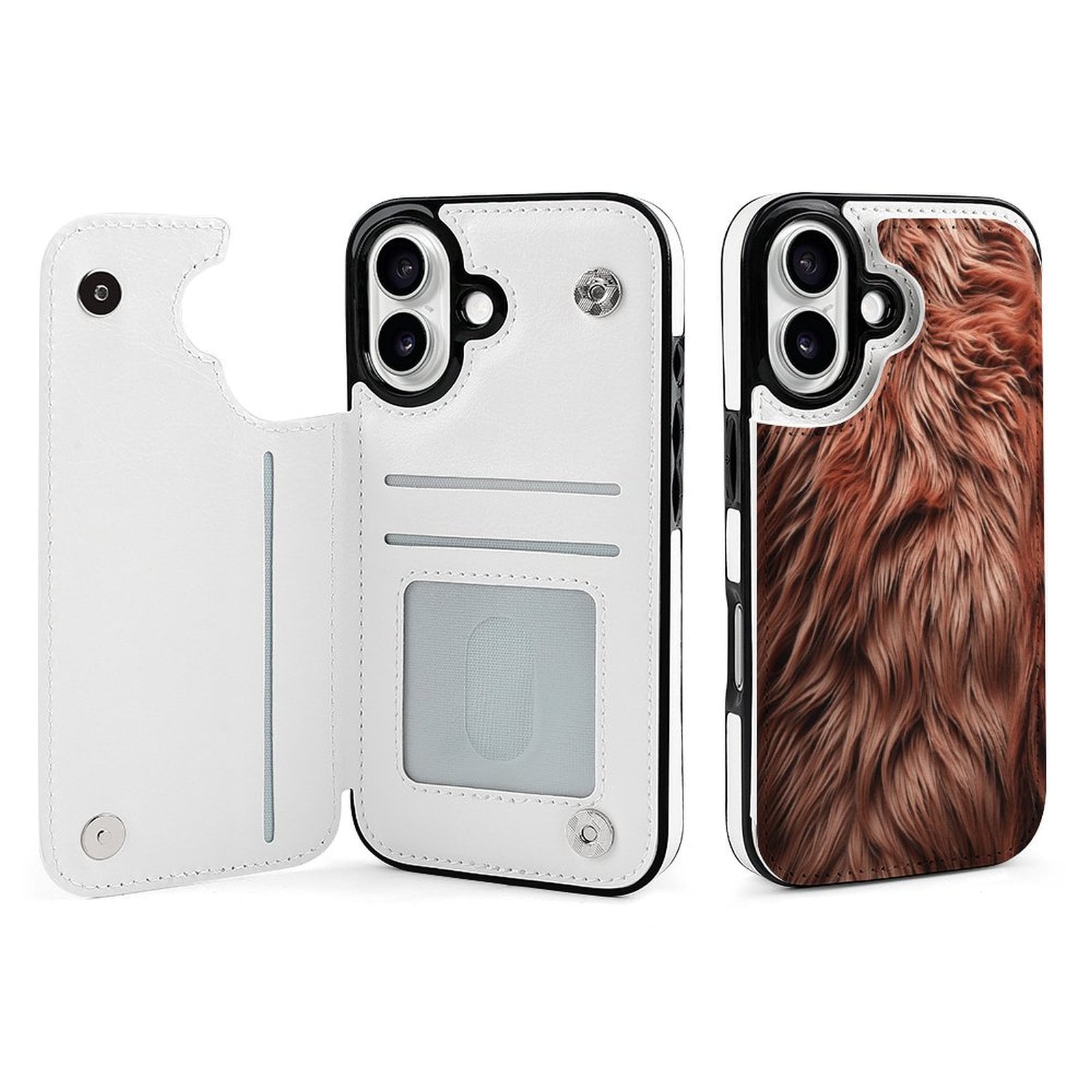 Compatible with iPhone 11 12 13 mini 14 15 16 Pro Max Plus Wallet Case ...