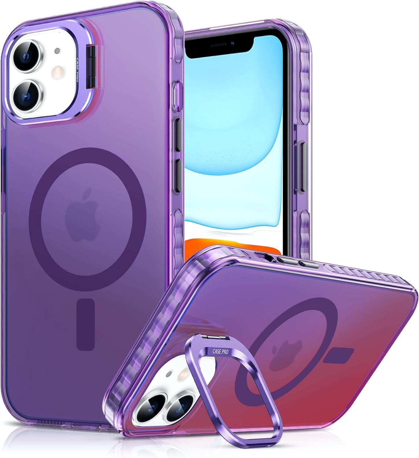 Compatible for iPhone-11-MagSafe-Case: Cute and Aesthetic Iridescent ...