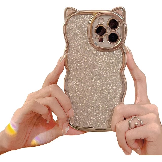 Compatible with iPhone 11 Pro Max Case for Women/Girls, Cute Cat Ears ...