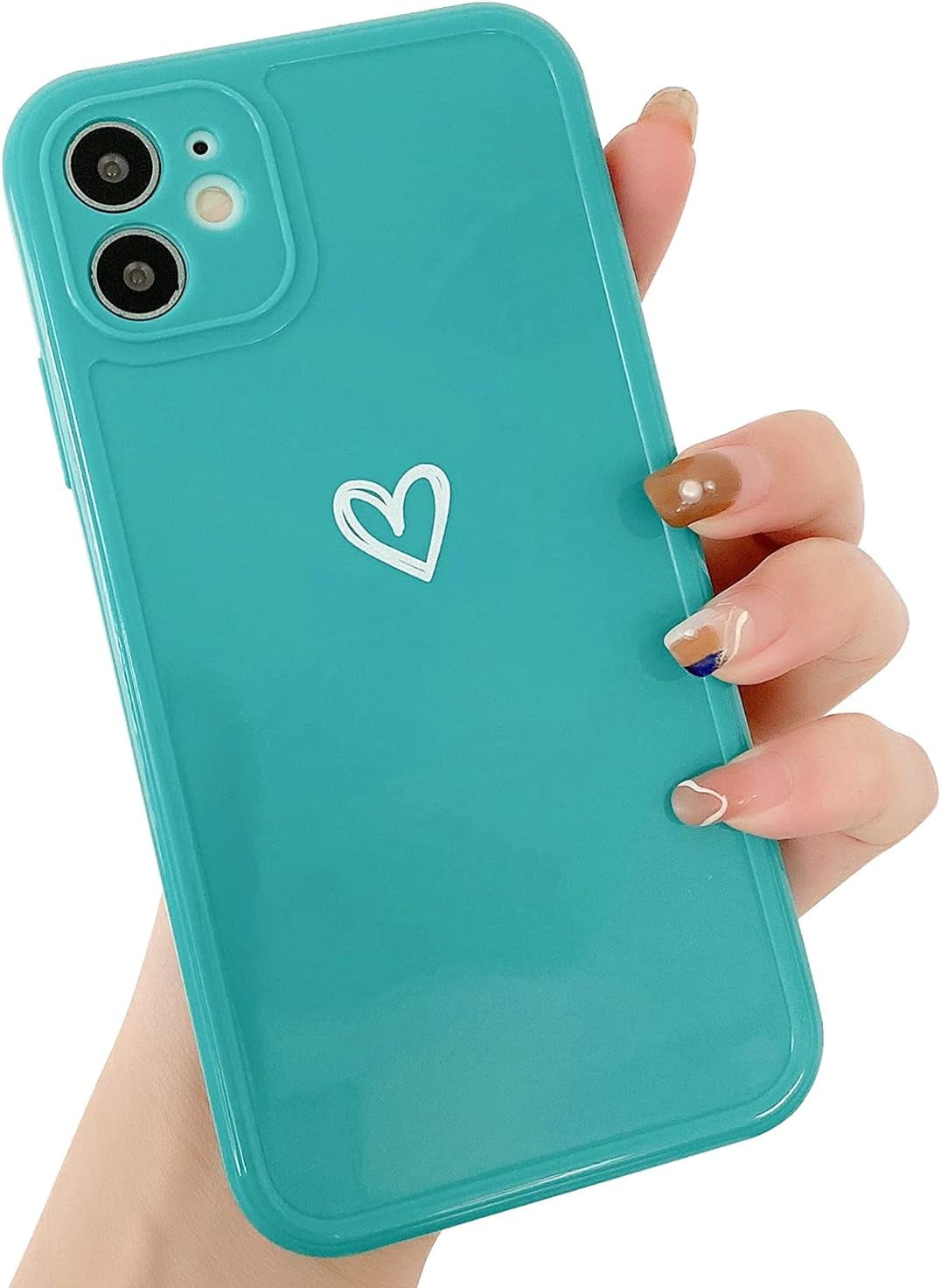 Compatible with iPhone 11 Pro Max Case for Women Girls, Cute Love Heart ...