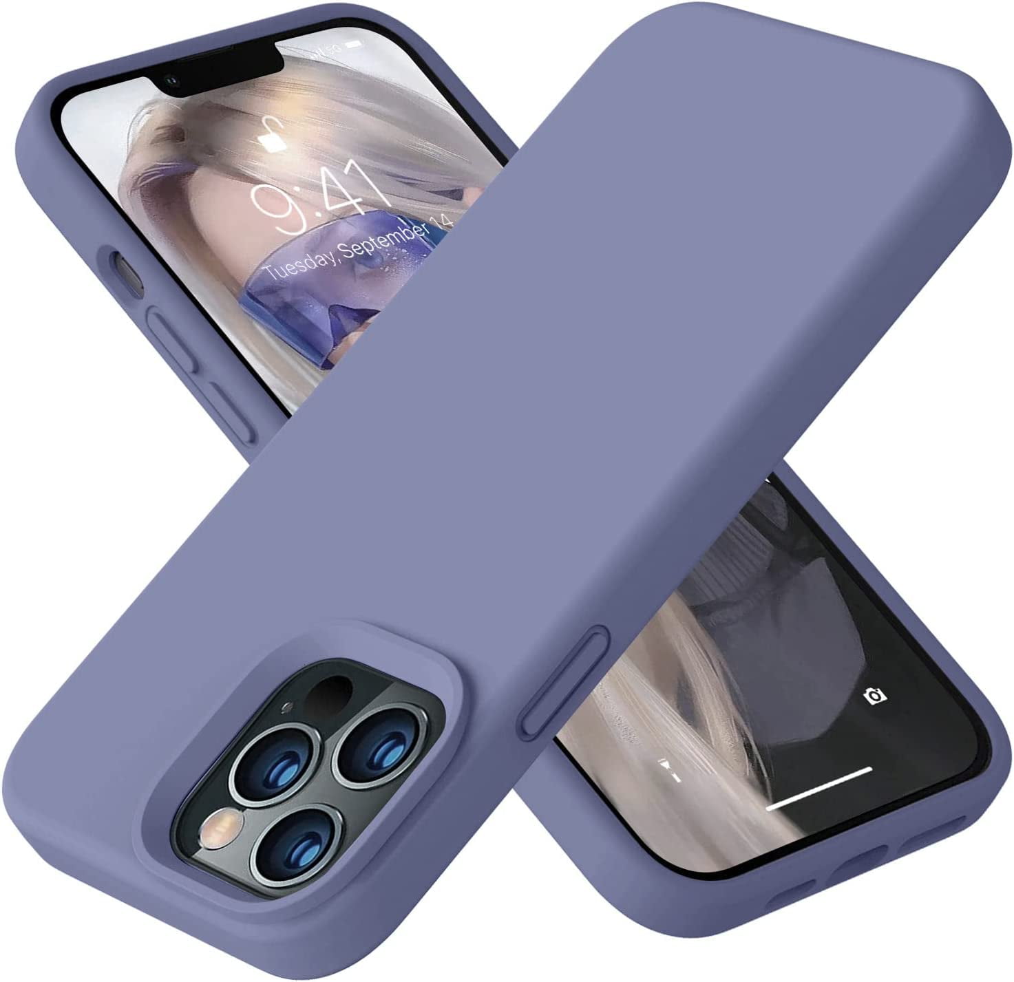 Compatible with iPhone 12/12 Pro Case 6.1 inch, Baby Skin Grade Liquid ...