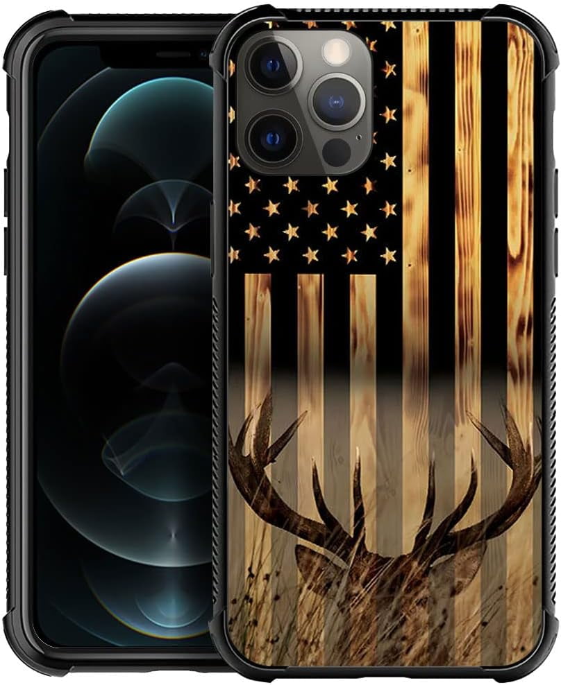 Compatible with iPhone 12/12P Case，Design Pattern Back Bumper Anti ...