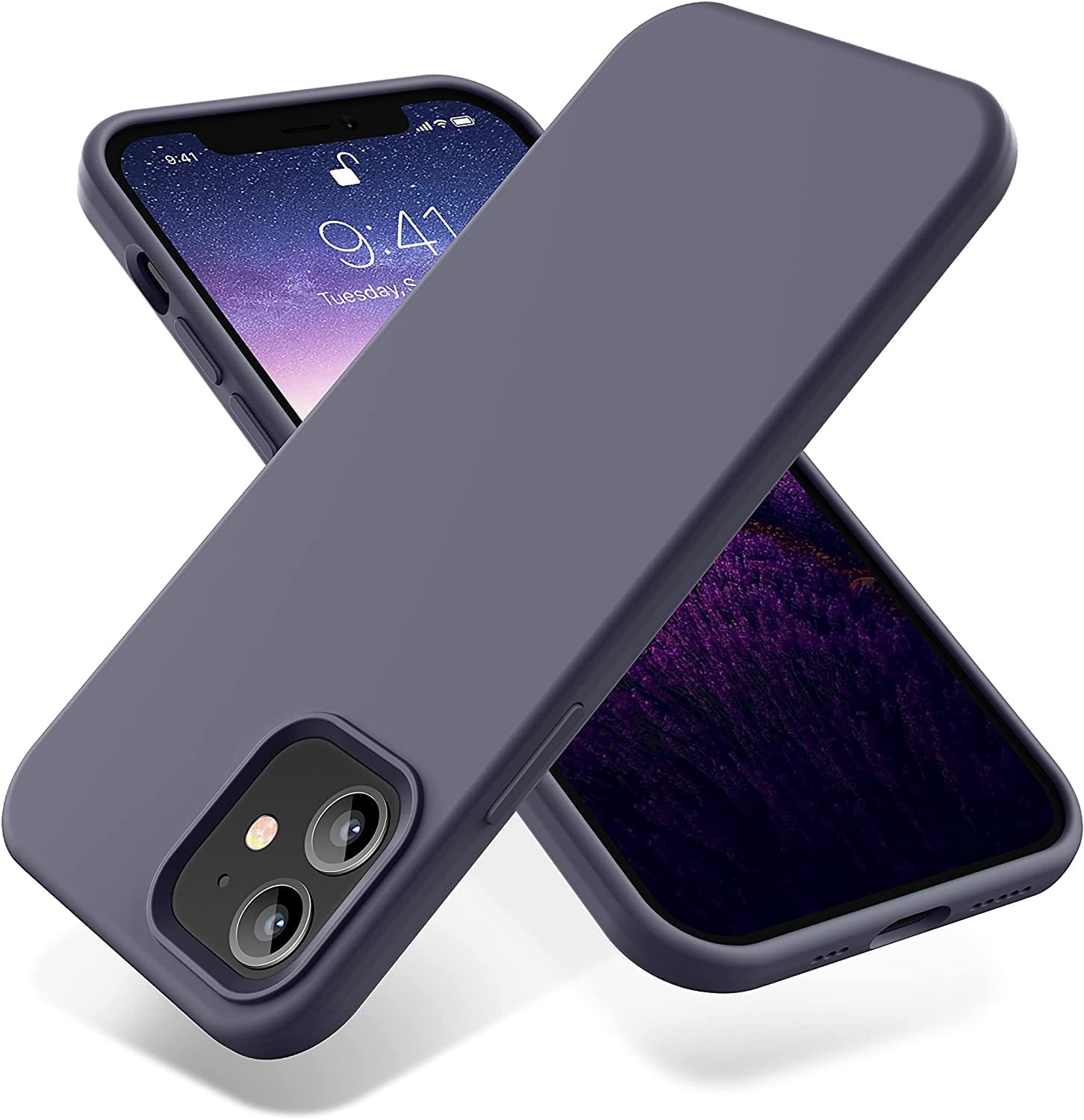 Compatible with iPhone 12 Case and iPhone 12 Pro Case 6.1 inch(2020),[Silky and Soft Touch ...