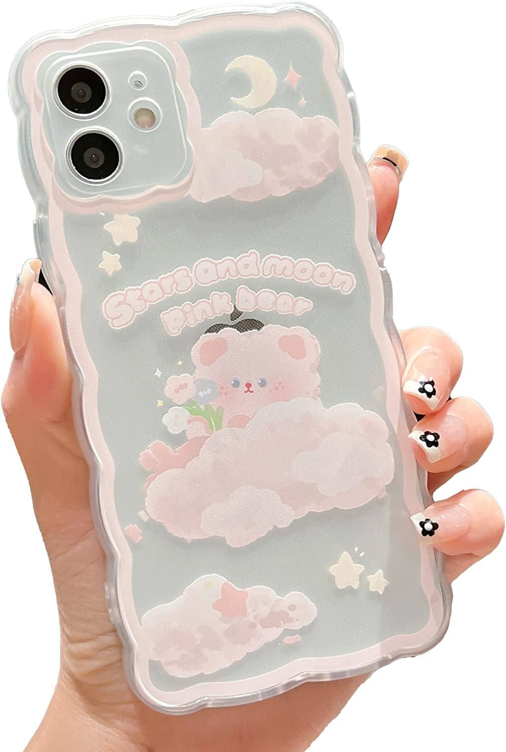 Compatible with iPhone 12 Mini Case Cute Cartoon Floral Butterfly ...