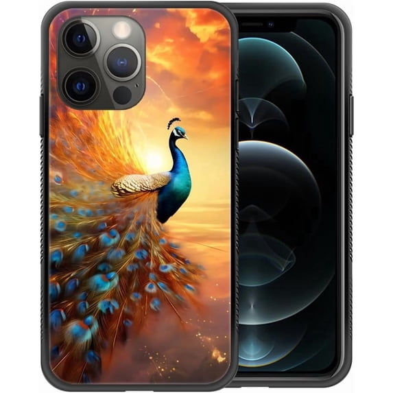 Compatible with iPhone 12 Mini Case, Pattern Design Hard PC Back Cover ...