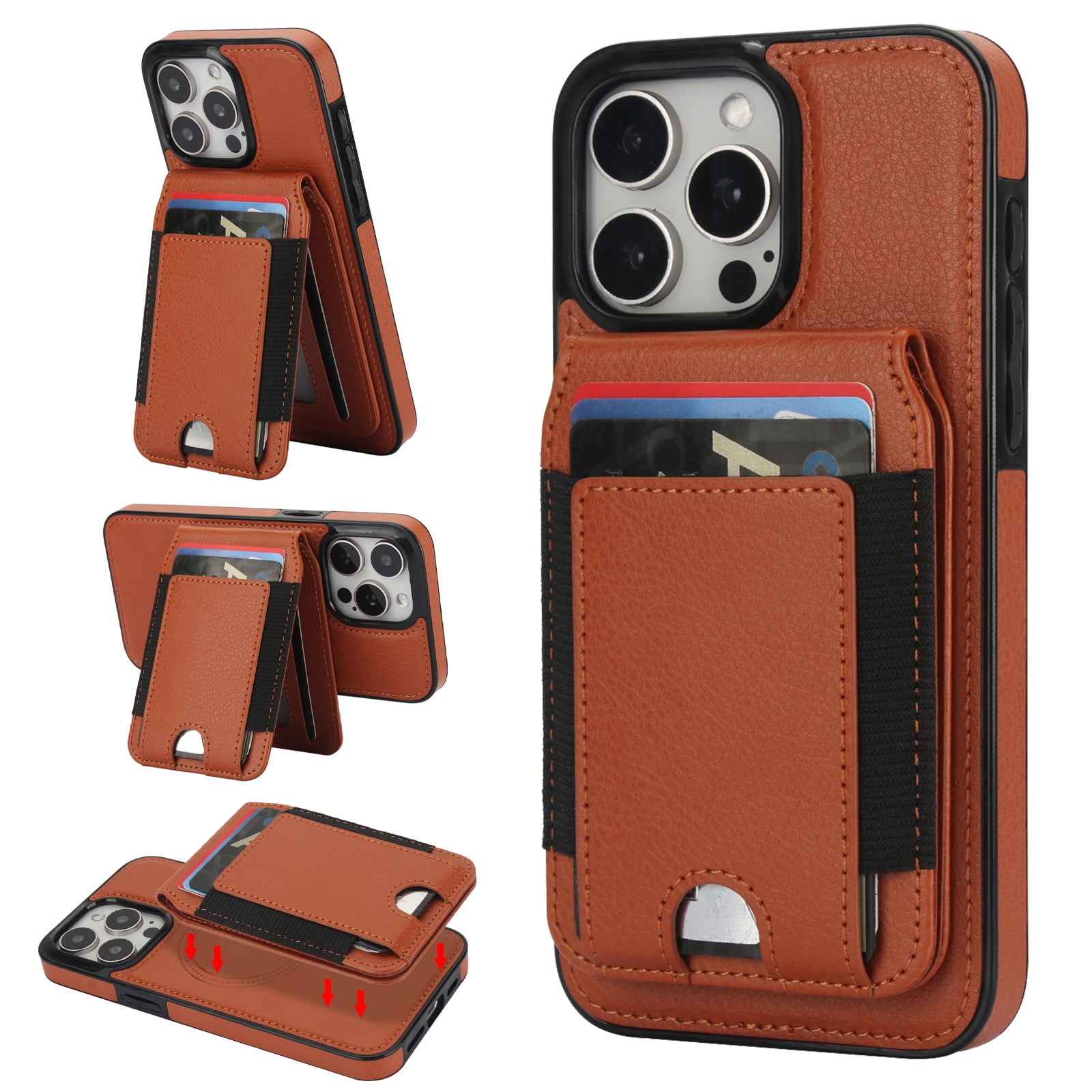 Compatible with iPhone 12 Pro Max 2-in-1 Wallet Case with Detachable ...