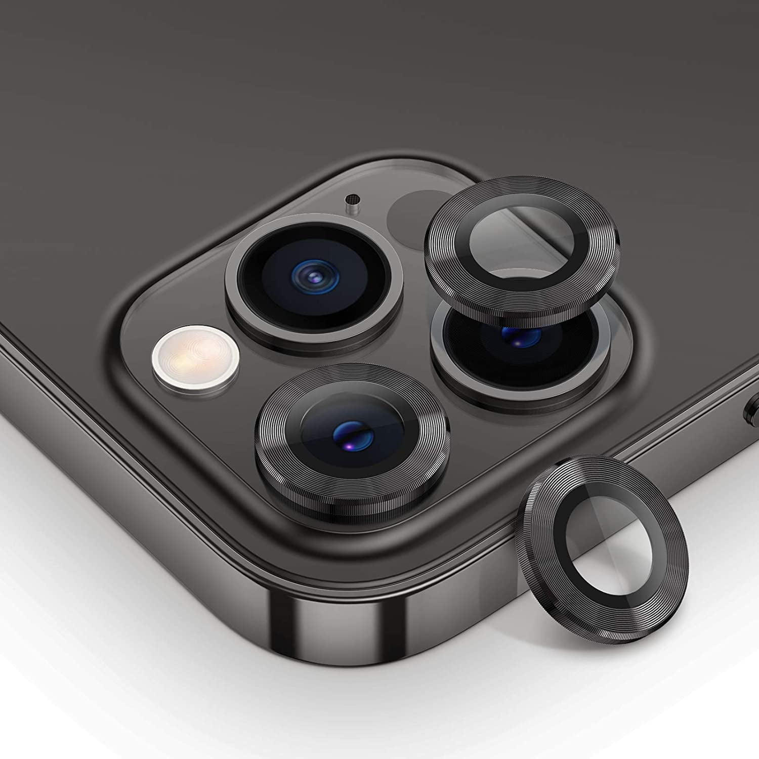 Compatible with iPhone 12 Pro Max Camera Lens Protector, 9H Tempered ...
