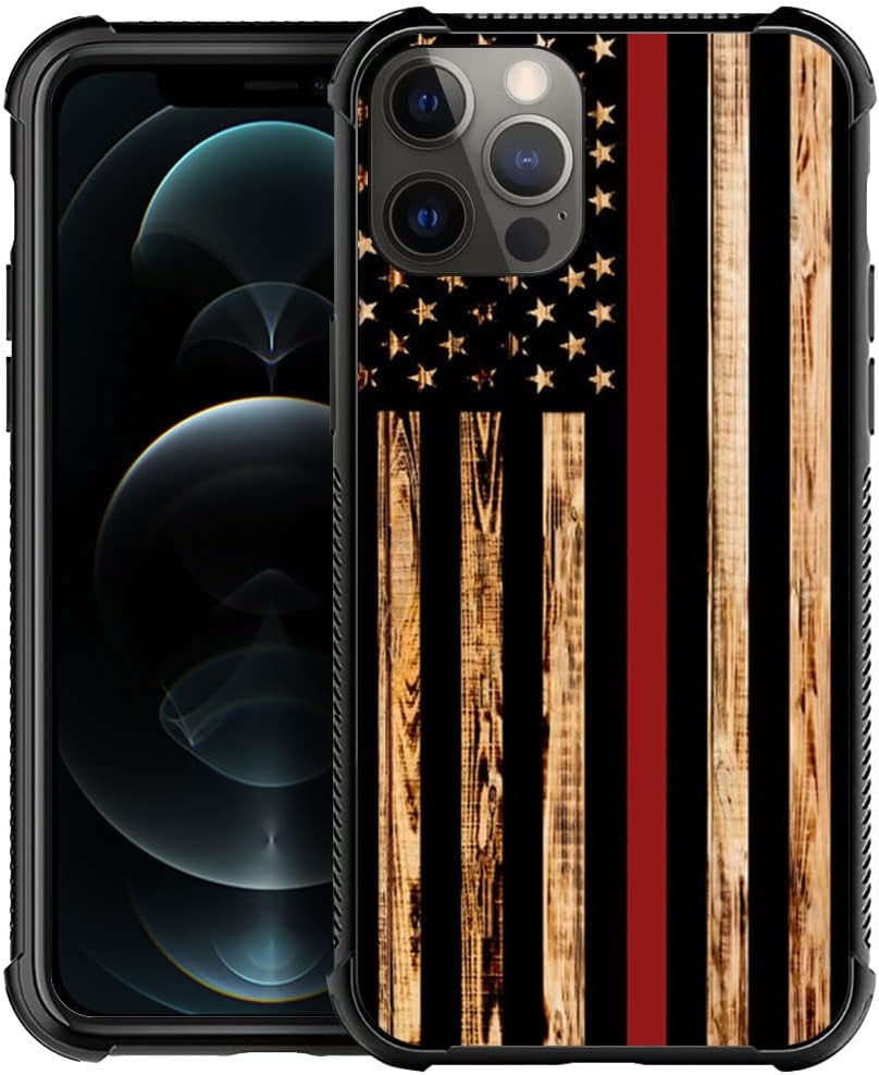 Compatible with iPhone 12 Pro Max Case，Design Pattern Back Bumper Anti ...