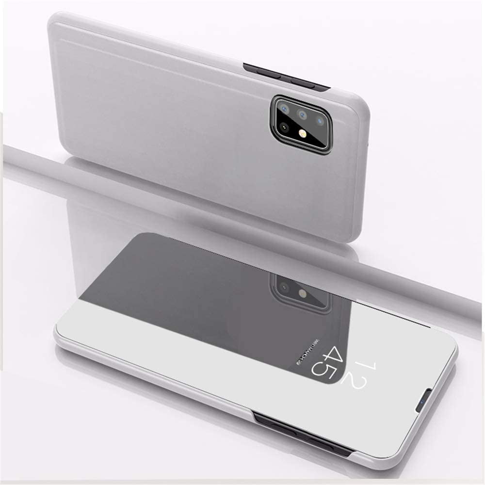Compatible with iPhone 12 Pro Max Case Mirror Design Clear View Flip ...