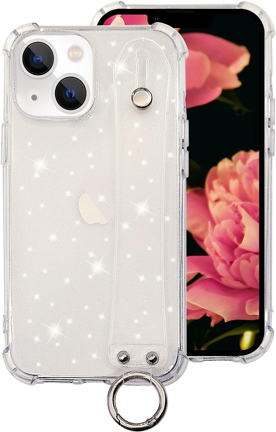 Compatible with iPhone 13 Bling Girly Case, Glitter Candy Color Crystal ...