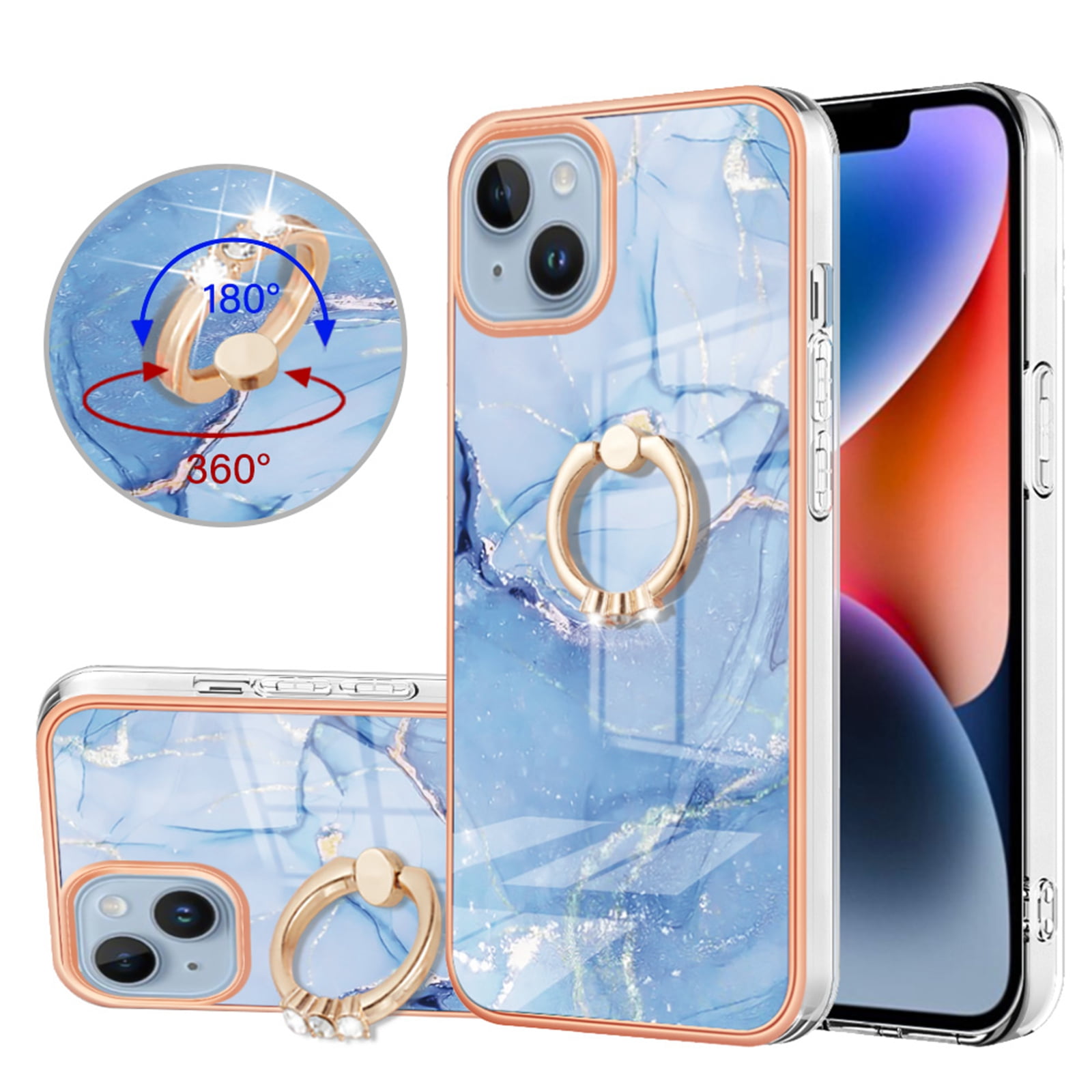 Compatible with iPhone 13 Case, Fantastic Marble Patterned Phone Case ...
