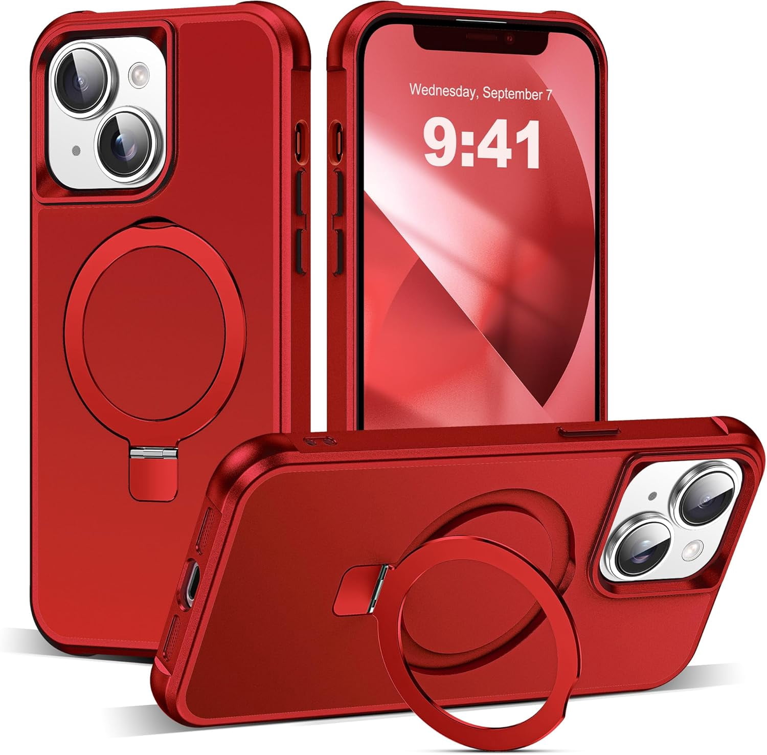 Compatible with iPhone 13 Case & iPhone 14 Case with Invisible Magnetic ...