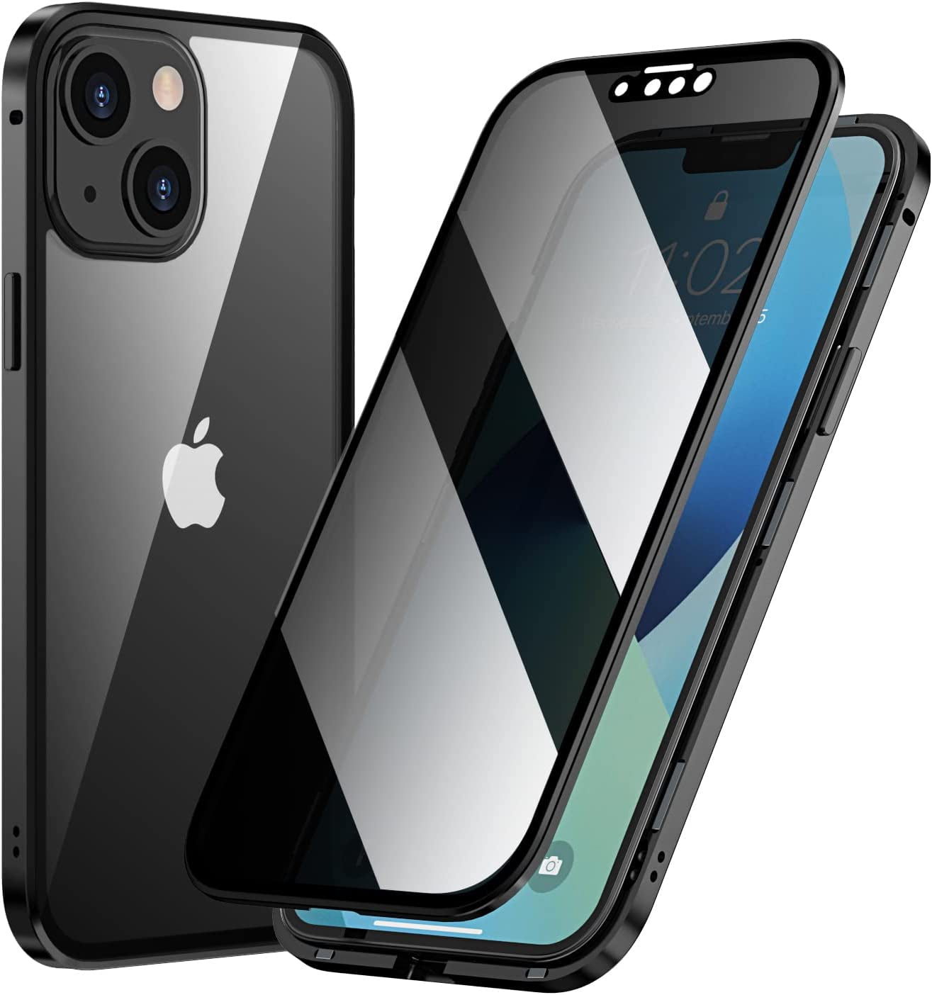 Compatible with iPhone 13 Magnetic Case with Built in Privacy Screen ...