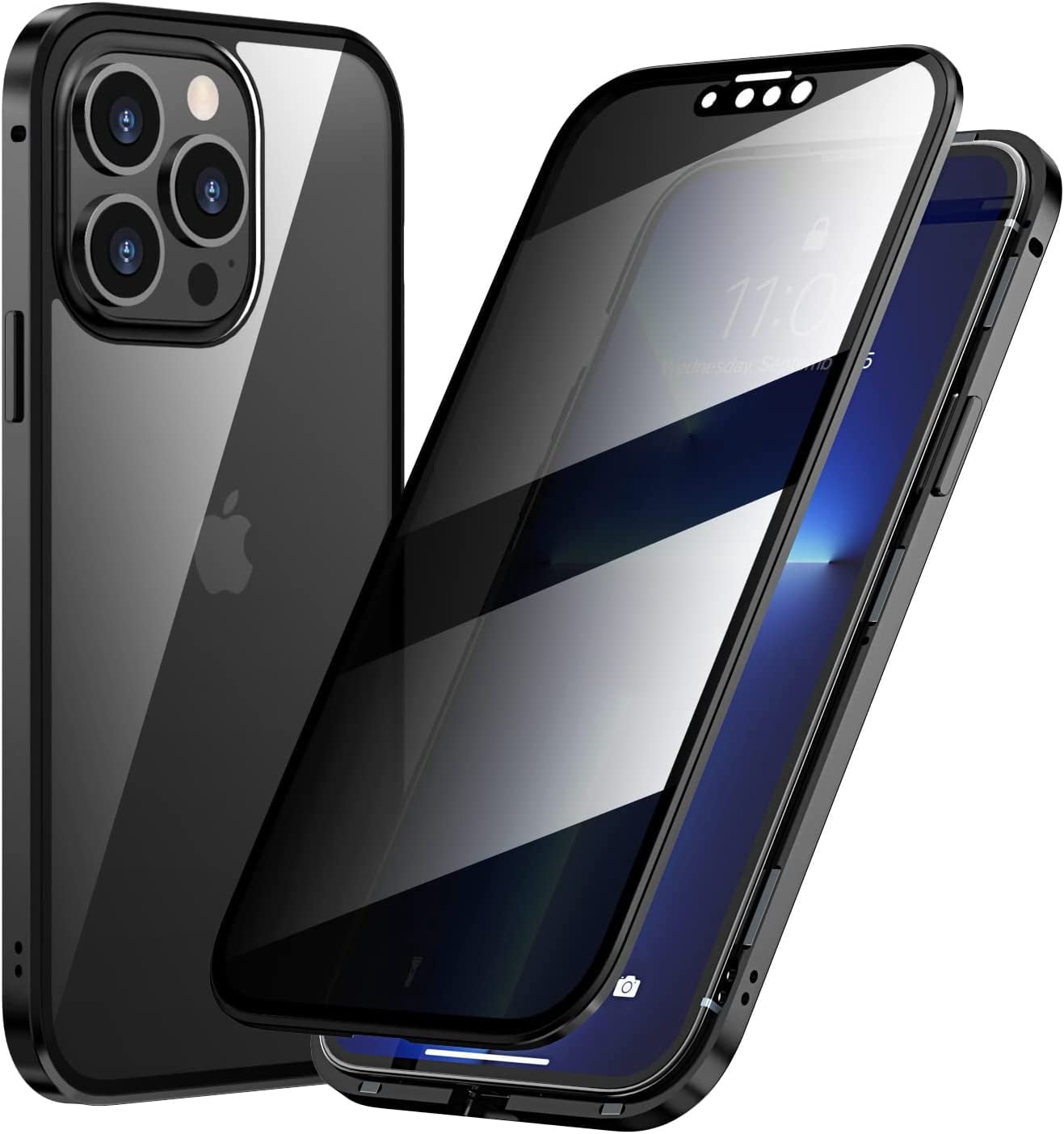 Compatible with iPhone 13 Pro Max Magnetic Case with Built in Privacy ...