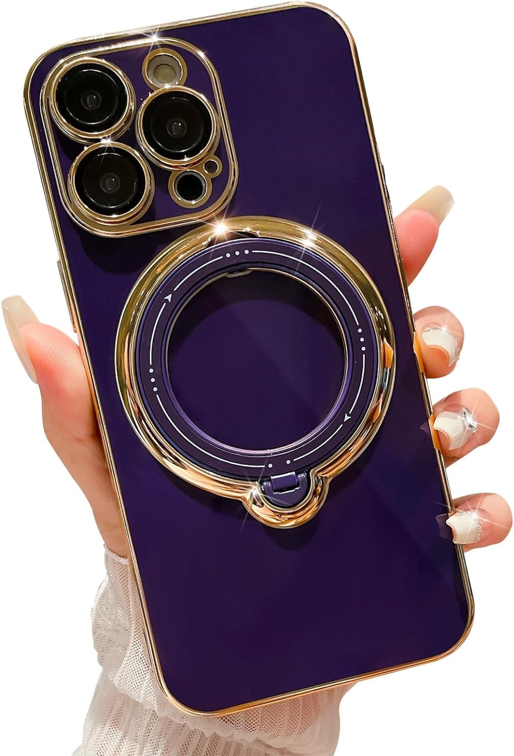 Compatible with iPhone 13 Pro Max Magnetic Planting Case 6.7 Inch ...