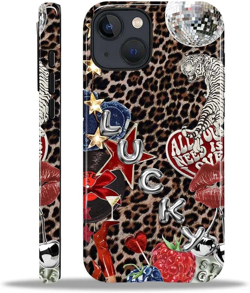 Compatible with iPhone 13 iPhone 14 Case - Dual-Layer Protection, Hard ...