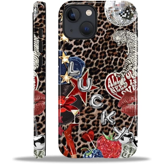 Compatible with iPhone 13 iPhone 14 Case - Dual-Layer Protection, Hard ...