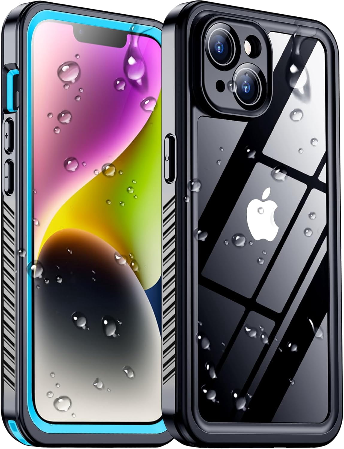 Compatible with iPhone 14 Case Waterproof, Built-in Screen & Camera ...