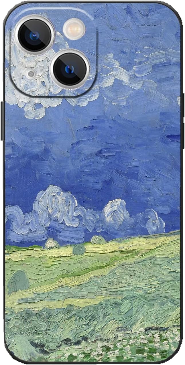 Compatible with iPhone 14 Phone Case,Van Gogh Landscape Wheat Field ...