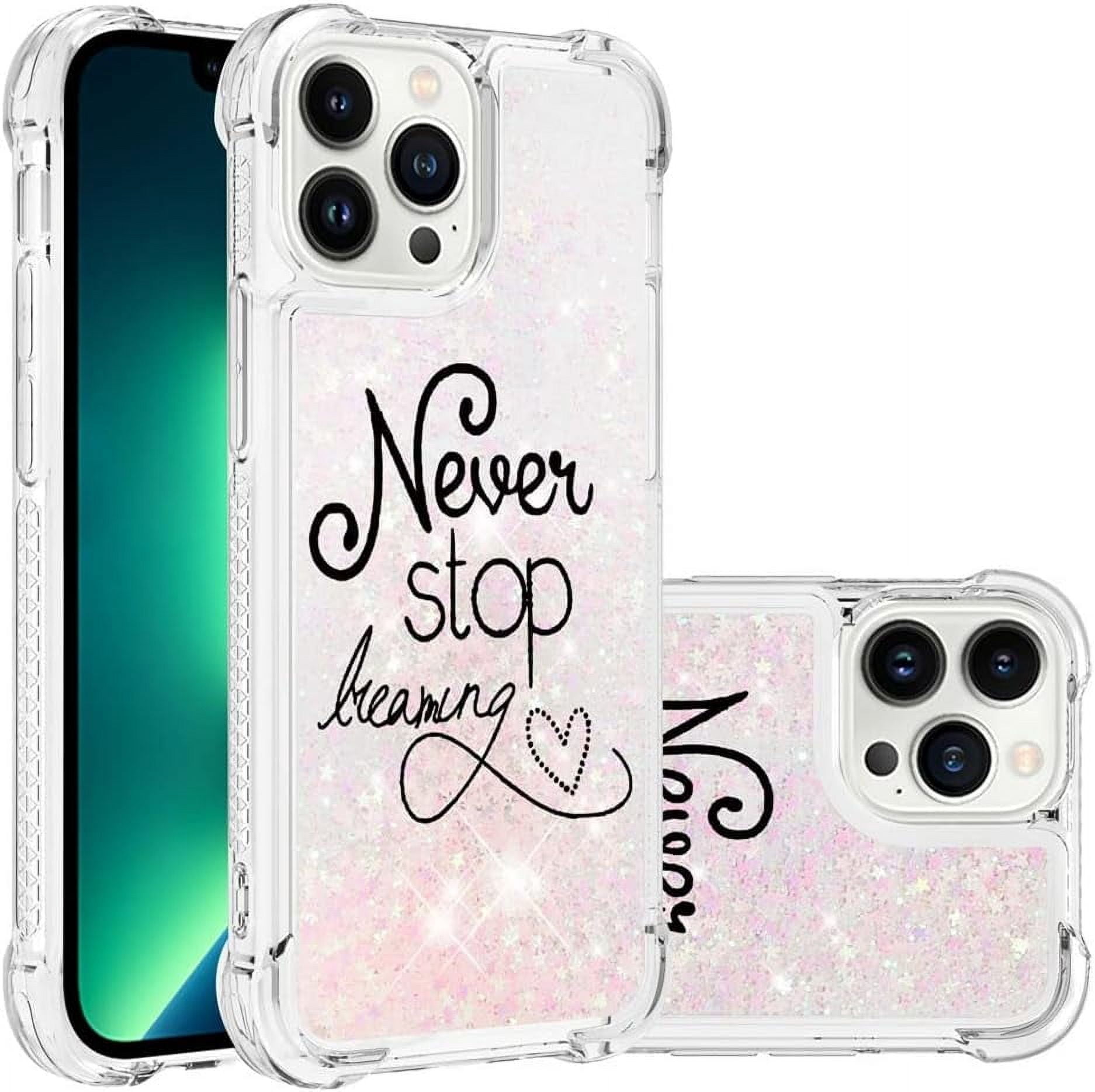 Compatible with iPhone 14 Pro Max Case Glitter for Girls Women Cute ...