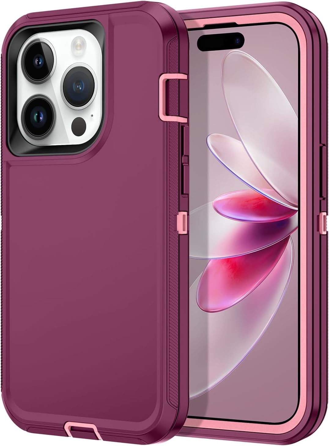 Compatible with iPhone 14 Pro Max Case Shockproof Rugged Full Body ...