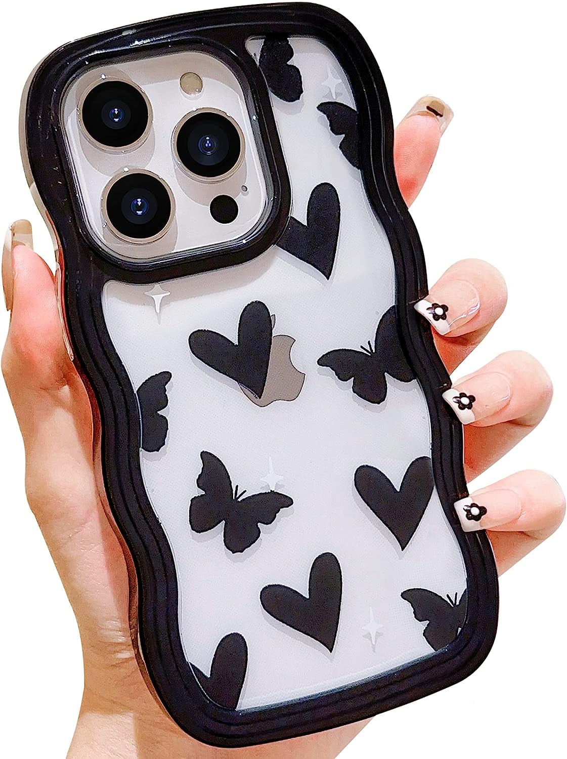 Compatible with iPhone 14 Pro Max Phone Case Butterfly Heart Cute ...
