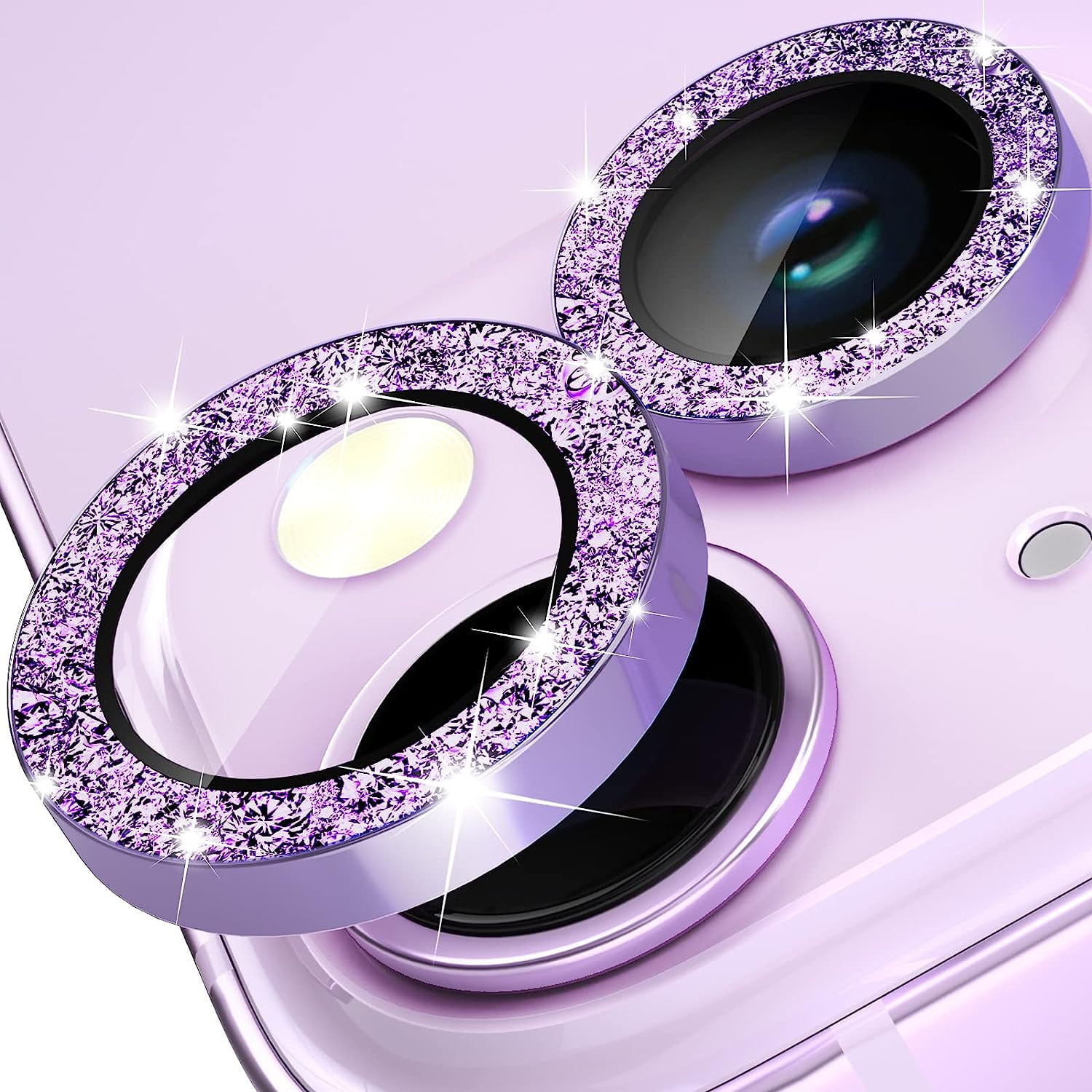 Compatible with iPhone 15 14 / iPhone 14 Plus Camera Lens Protector ...