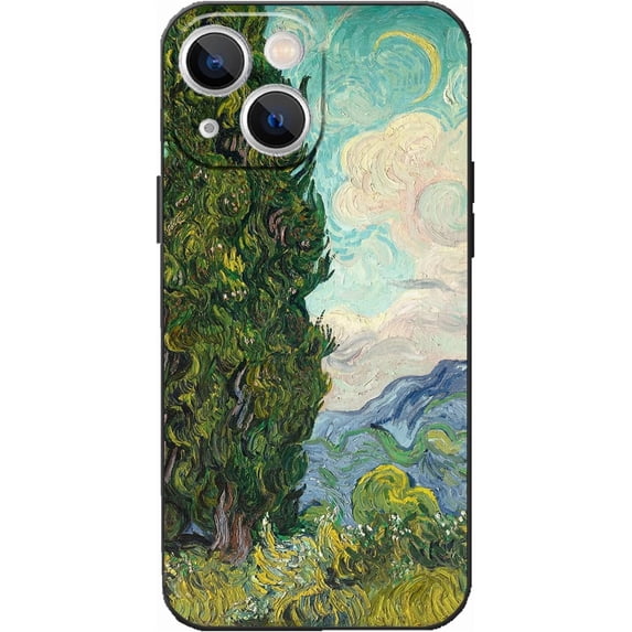 Compatible with iPhone 15 Phone Case,Aesthetic Van Gogh Landscape ...