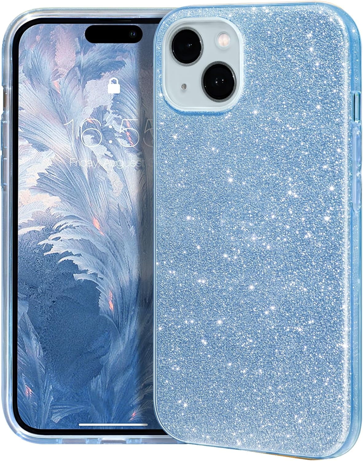 Compatible with iPhone 15 Plus Case Bling Sparkle Cute Girls Women ...