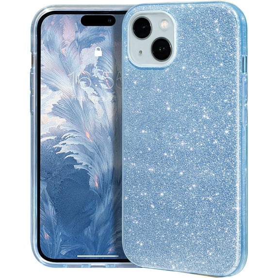 Compatible with iPhone 15 Plus Case Bling Sparkle Cute Girls Women ...