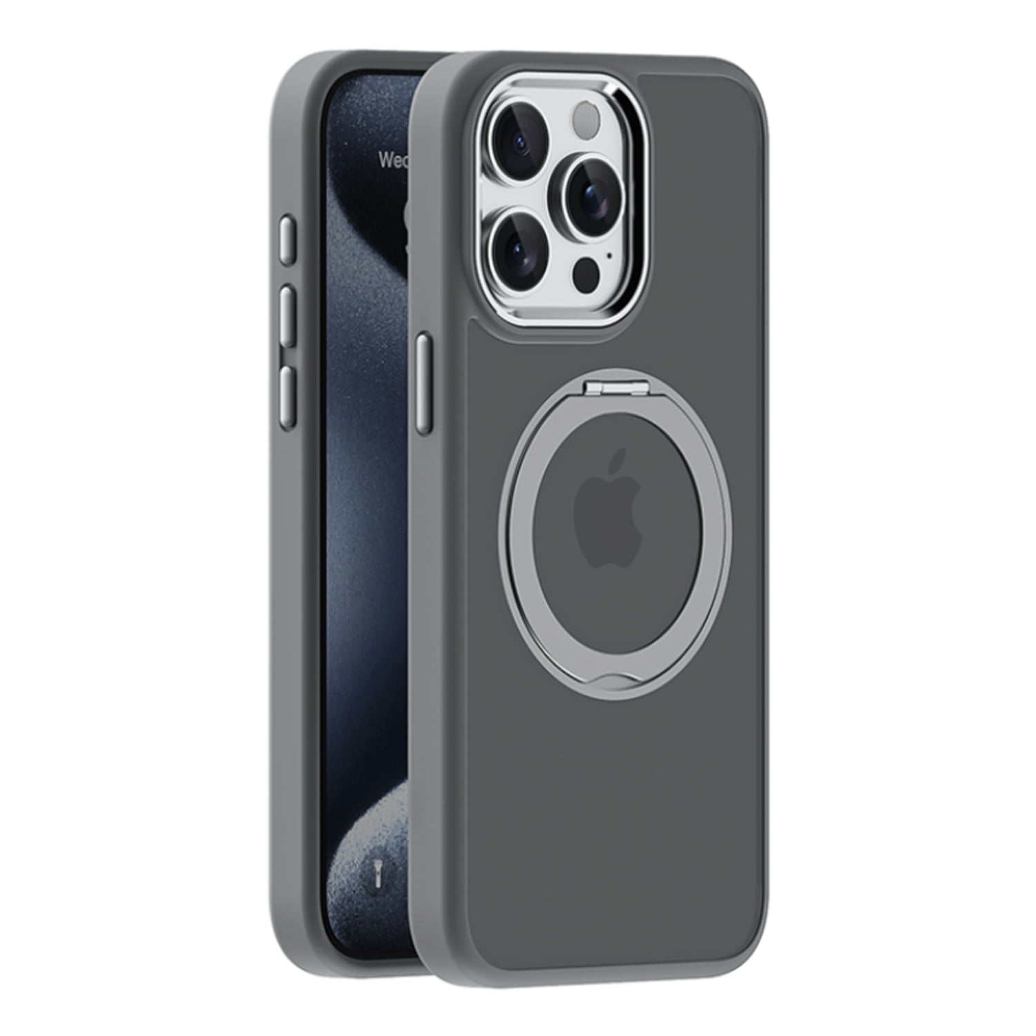 Compatible for iPhone 15 Pro Case with Invisible Ring Stand, Magnetic ...