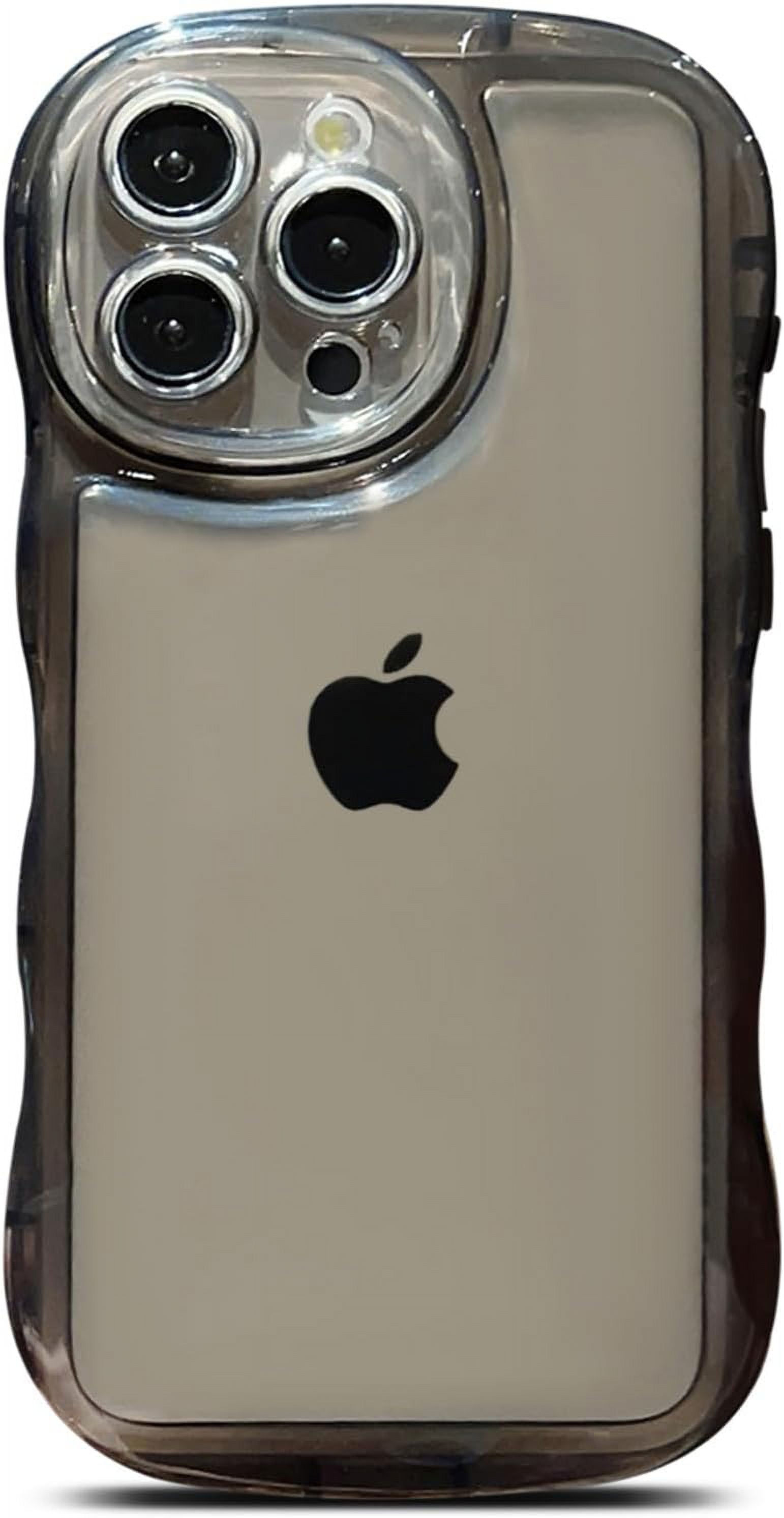 Compatible with iPhone 15 Pro Max Case,Cute Kawaii Curly Wave Frame ...