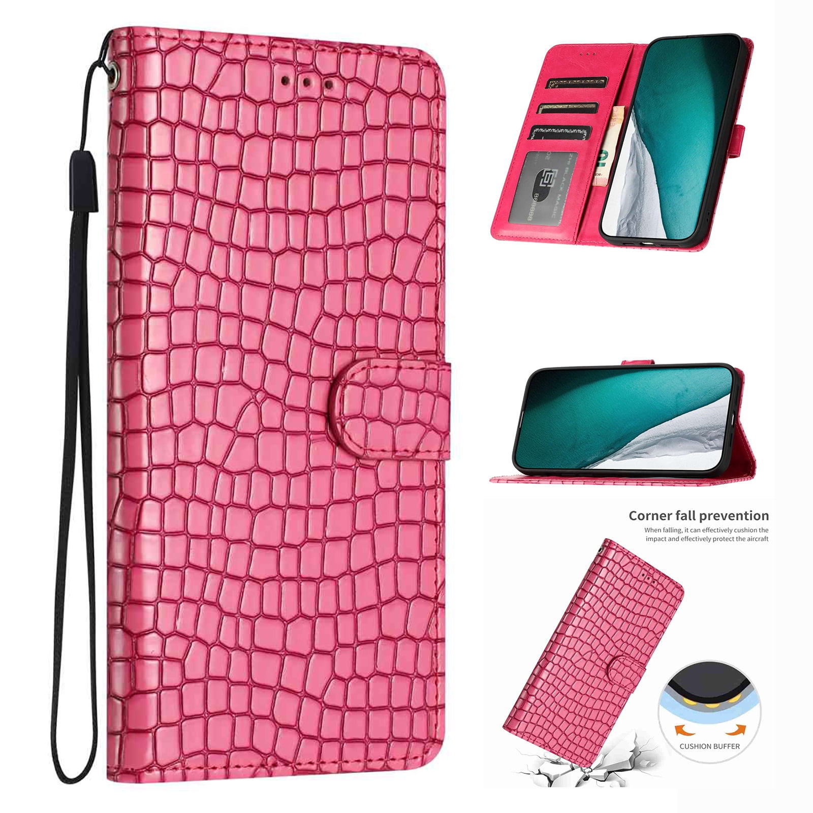 Compatible for iPhone 15 Pro Max Wallet Case with RFID Blocking Credit ...