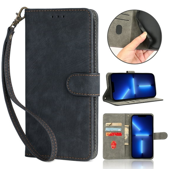 Compatible with iPhone 15 Pro Wallet Case RFID Blocking with Card ...