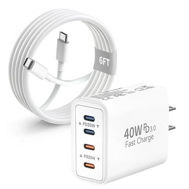 USB C Foldable Fast Wall Charger Block,Type C Charger 65W USB C ...