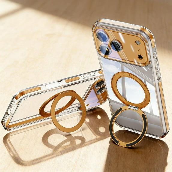 Compatible for iPhone 16 Pro Case with Ring Holder Kickstand & Full ...